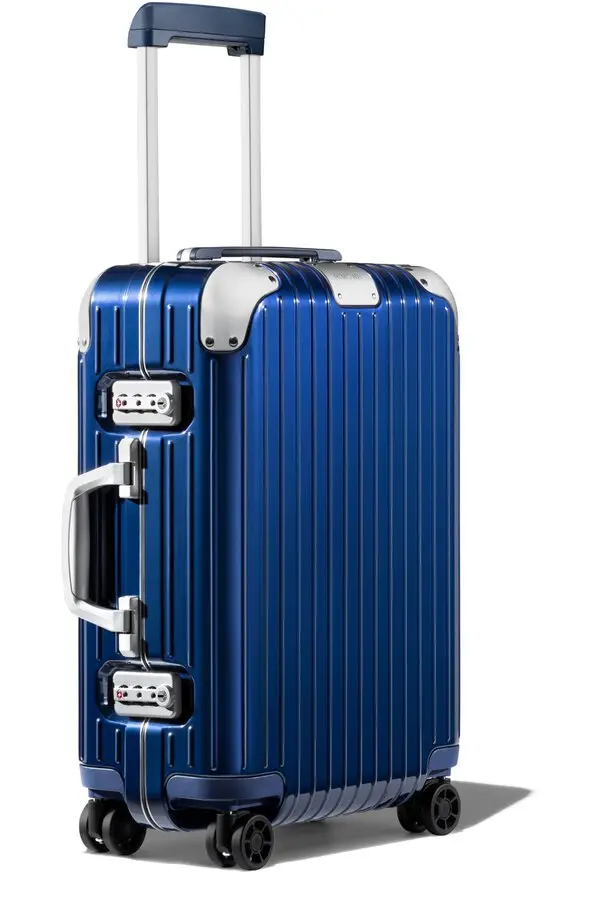Rimowa Hybrid Cabin S Luggage - Blue Gloss | Editorialist